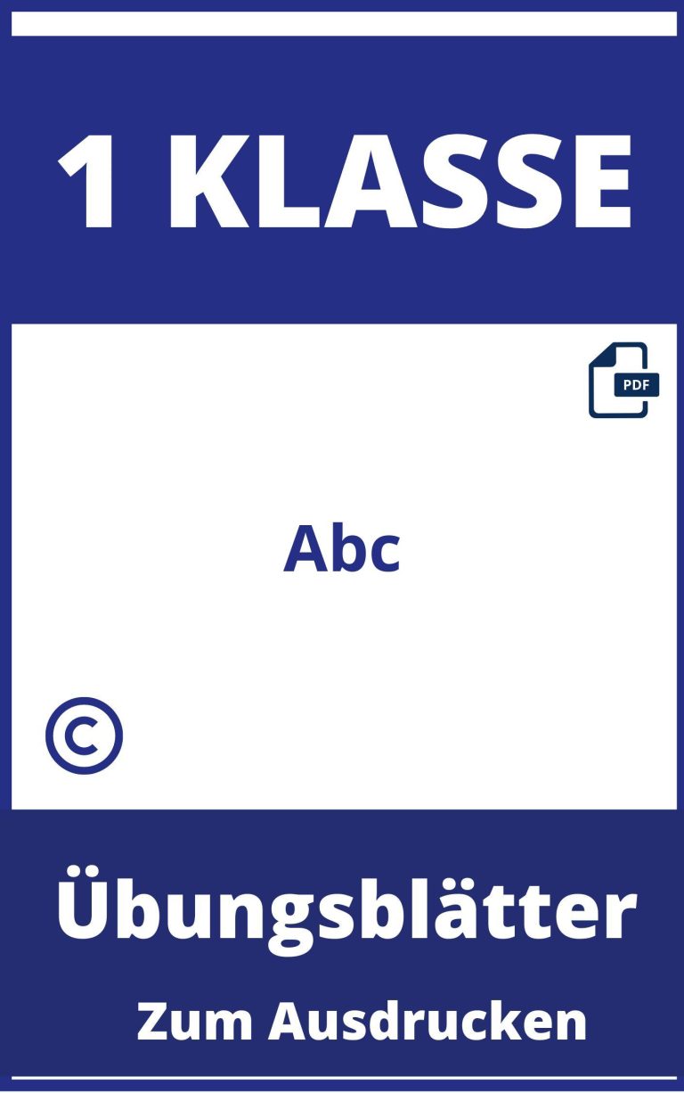 1 Klasse Schreibschrift Übungsblätter